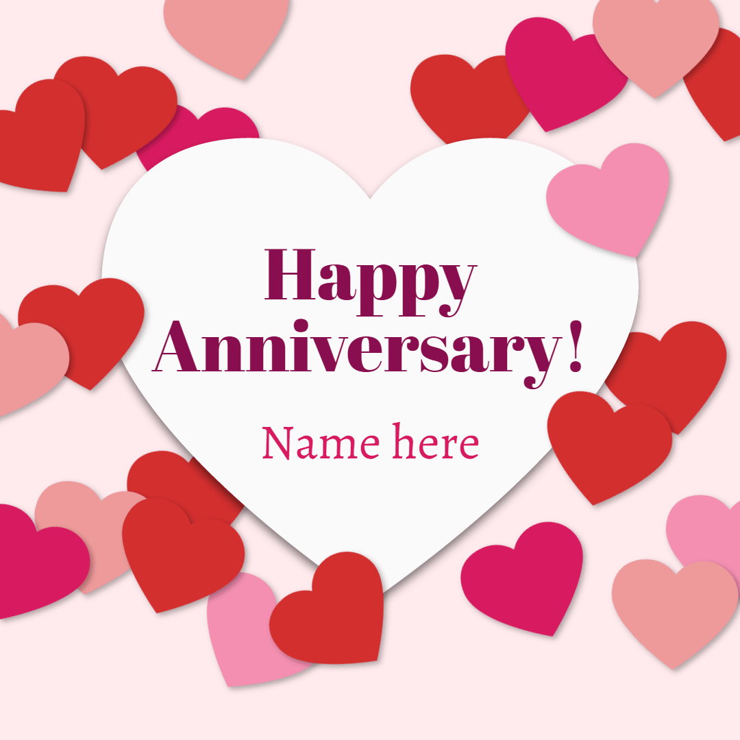 Happy Anniversary anniversary love Design Template 81536
